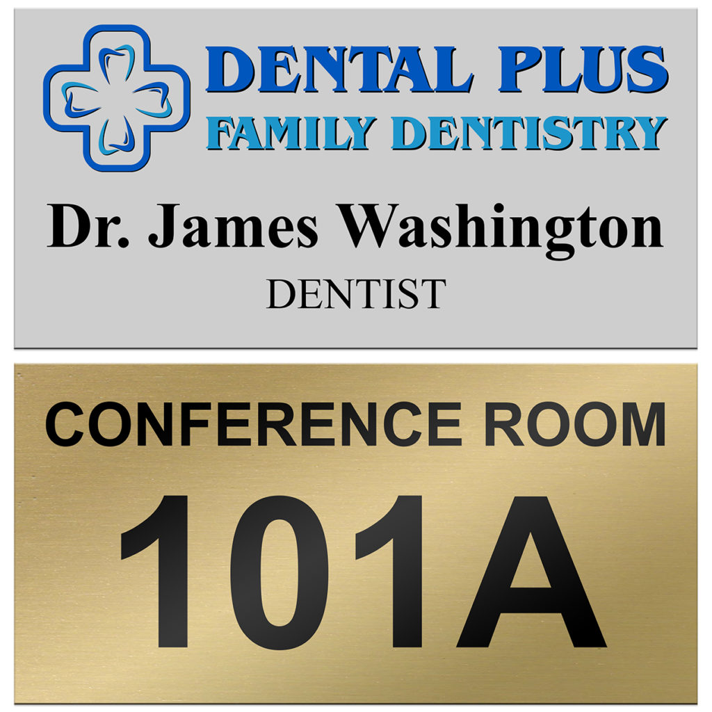 8x2 Printable Paper Name Plates for Offices - NapNameplates.com
