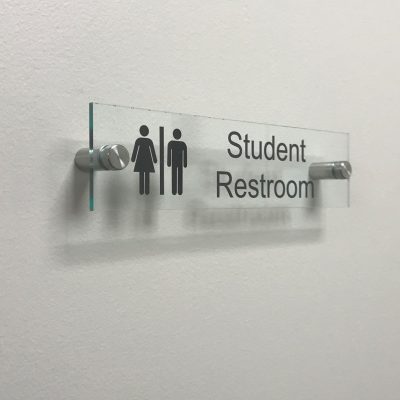 Clear Acrylic Conference Room Signs for Offices - Napnameplates.com