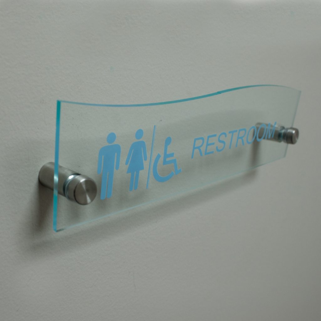 Acrylic Name Plates for Offices Printed in Full-Color - NapNameplates.com