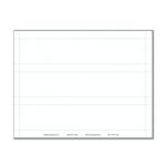 Printable Paper Name Plates, Blank Perforated in Several Sizes ...