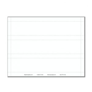 Printable Paper Name Plates, Blank Perforated in Several Sizes ...