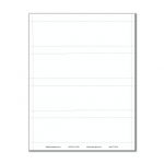 8x2 Printable Paper Name Plates for Offices - NapNameplates.com