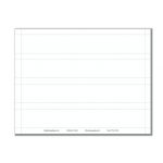 Printable Paper Name Plates, Blank Perforated in Several Sizes ...