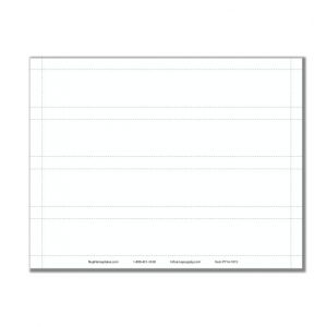 Printable Paper Name Plates, Blank Perforated in Several Sizes ...