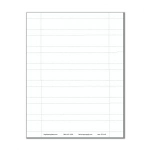 Printable Paper Name Plates, Blank Perforated in Several Sizes ...